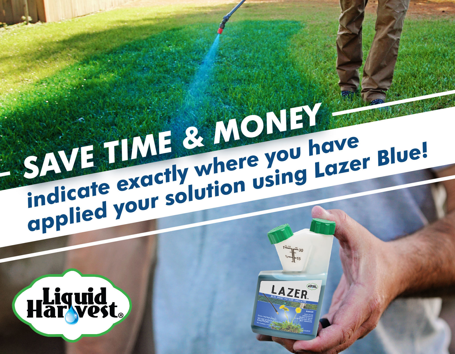 Spray Pattern Indicator: Lazer Blue | Sanco Industries | Sanco Industries